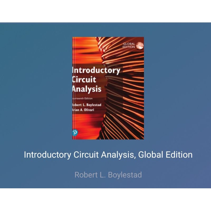 Jual Buku Introductory Circuit Analysis, Global Edition By Robert L.Boylestad | Shopee Indonesia