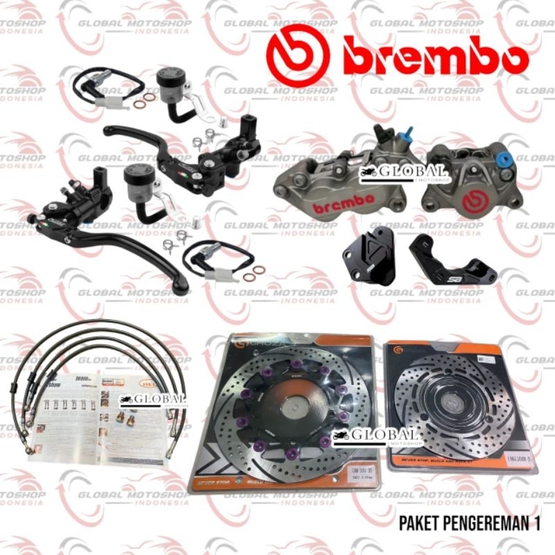 Jual Paket Pengereman Xmax By Brembo Brakes // Master Xmax Kanan dan ...