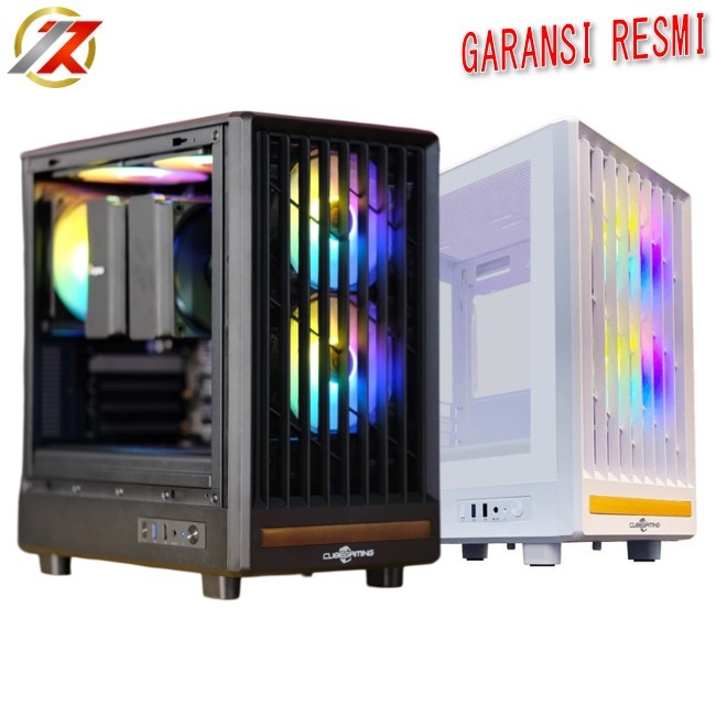 Jual Casing CUBE GAMING NEOZ - mATX Gaming Case - All White Inside - Mesh Front Panel Design ...