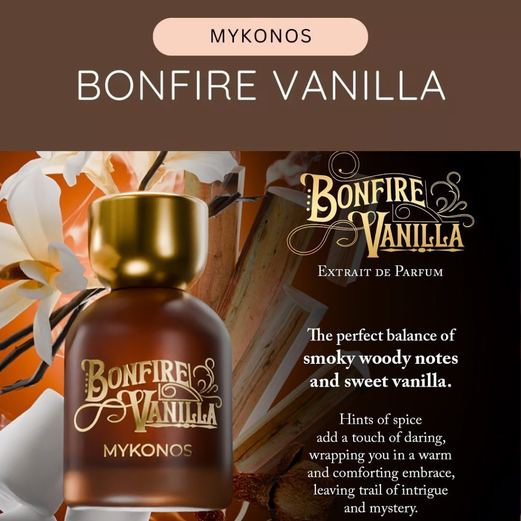 Jual (FREE TESTER) Mykonos Bonfire Vanilla Extrait De Parfum 50ML ...