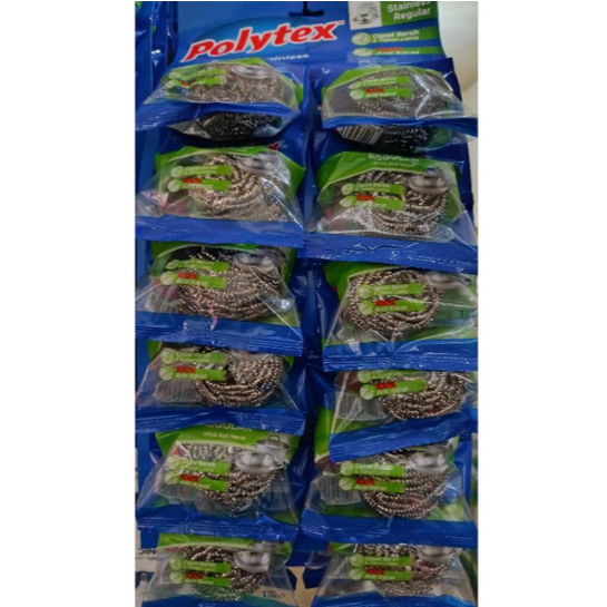 Jual Polytex Regular Sabut Stainless 1 Lusin | Shopee Indonesia