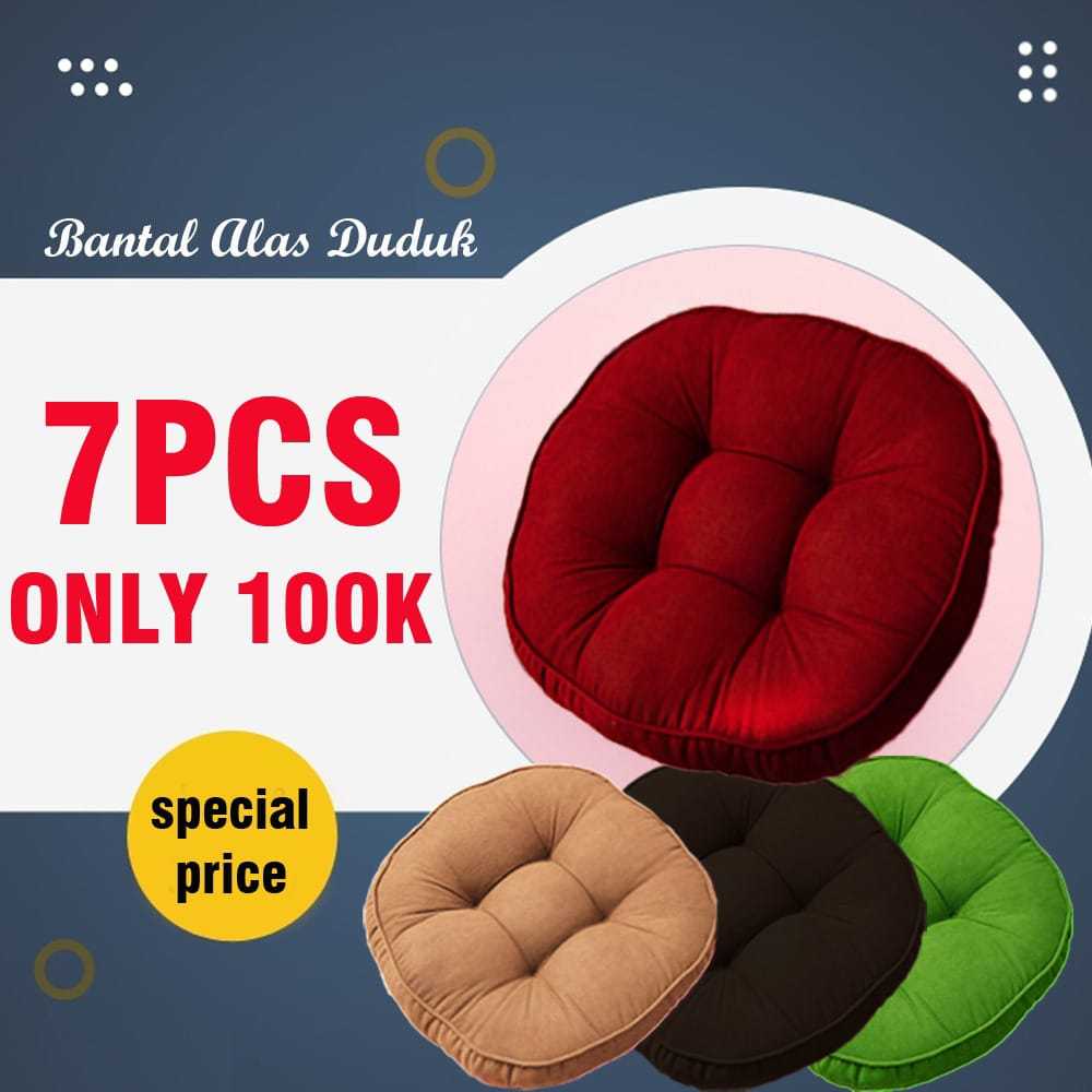 Jual PROMO 100 Ribu 7 Pcs Bantal Bulat Lesehan Terbaru 2025 | Shopee ...