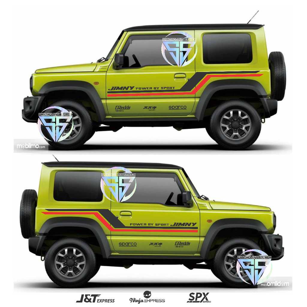 Jual promo sticker mobil sticker mobil jimny stiker lis mobil jimny ...
