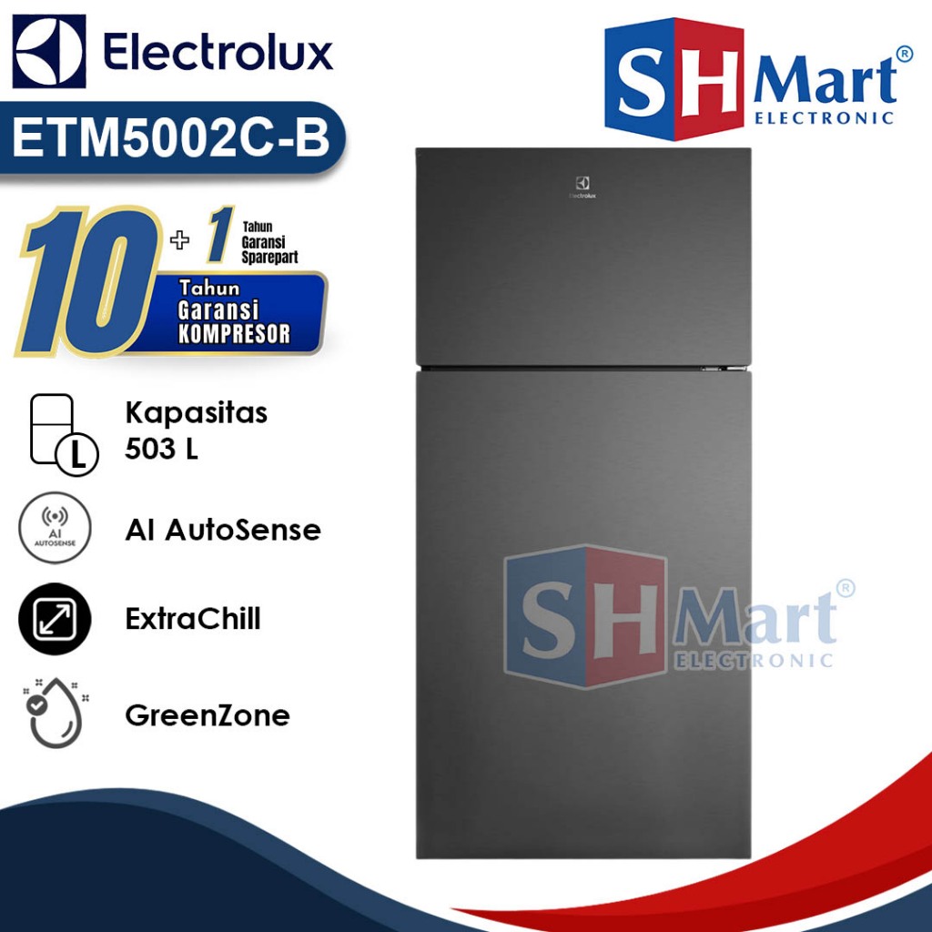 Jual KULKAS 2 PINTU ELECTROLUX 503 LITER ETM5002C-B / ETM5002CB ...