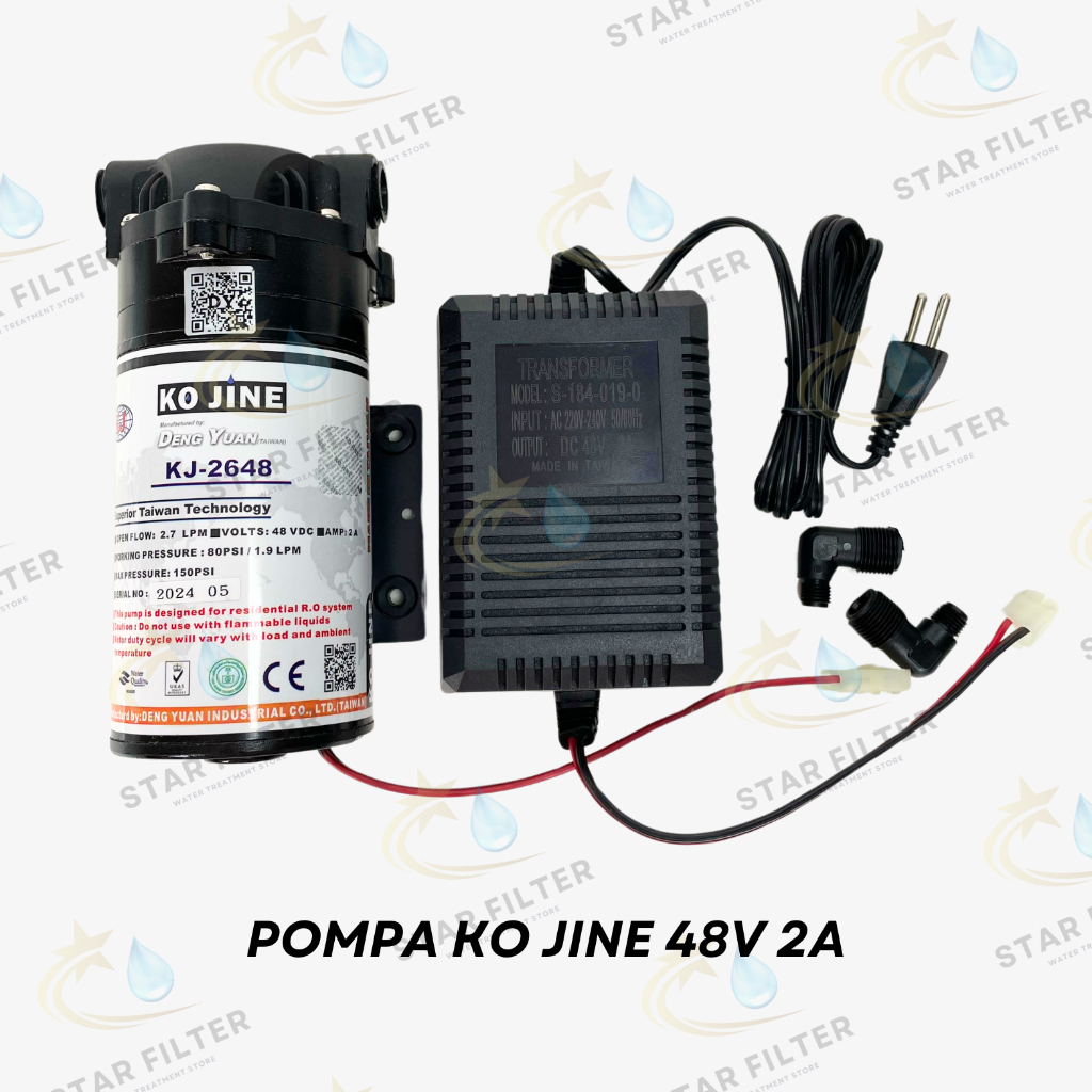 Jual Pompa Ko Jine Deng Yuan 48V 2A KJ-2648 / Booster Pump + Adaptor ...