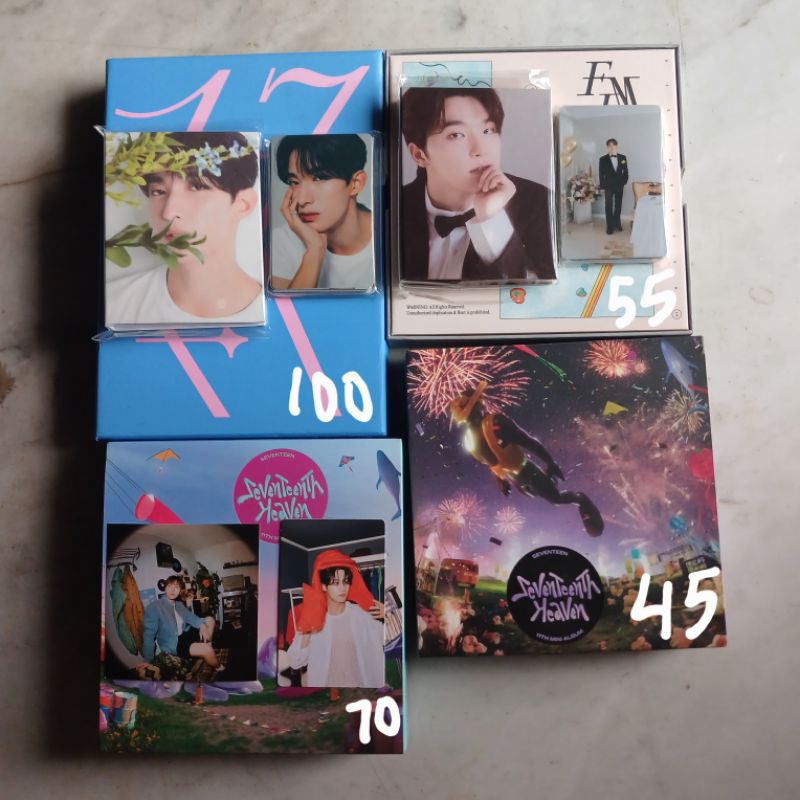 Jual ALBUM ONLY SEVENTEEN DEAR VERSION DK FML CARVER DINO VER CARAT SEVENTEENTH HEAVEN SVT ...