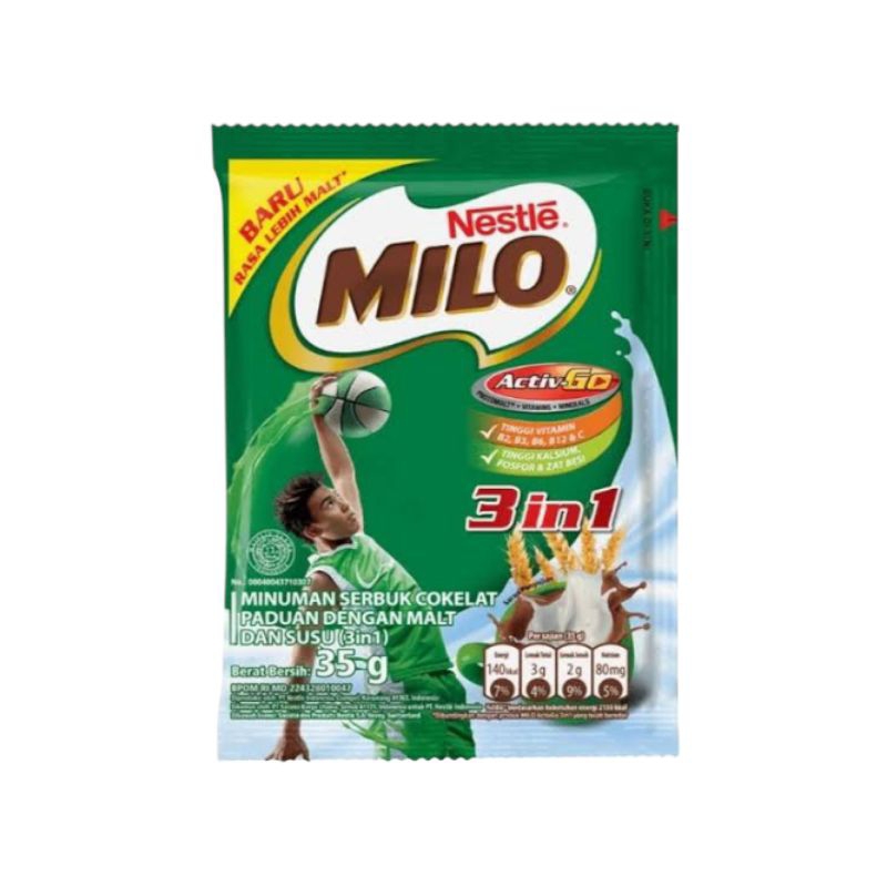 Jual Milo 3 In 1 Activ Go 10 x 35g | Shopee Indonesia