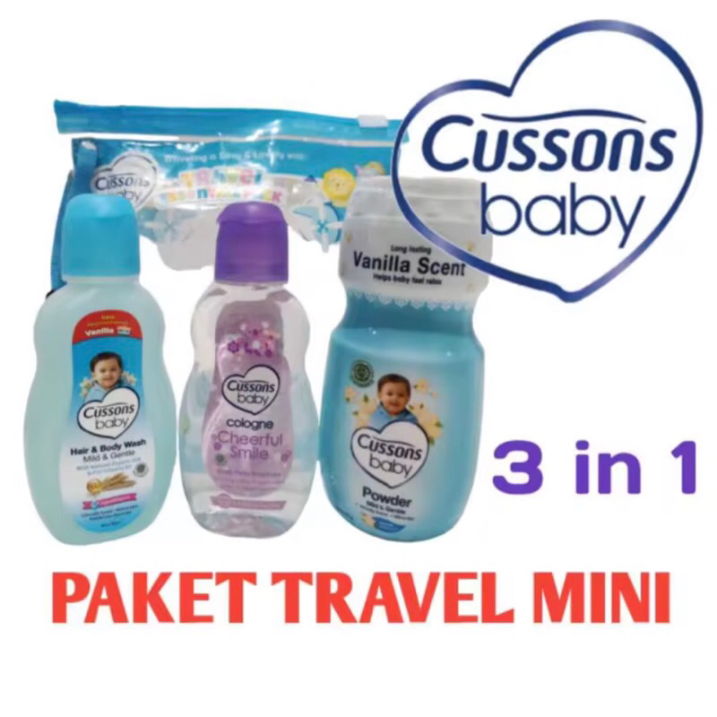 Jual CUSSONS BABY SET TRAVEL MINI PACK / PAKET TRAVELLING / PAKET BAYI ...