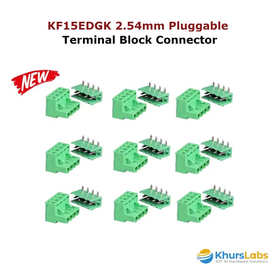Jual KF15EDGK-2.54mm Male Female Pluggable Terminal Block Blok Connector 2,3,4,5,6,7,8,9,10,12P ...