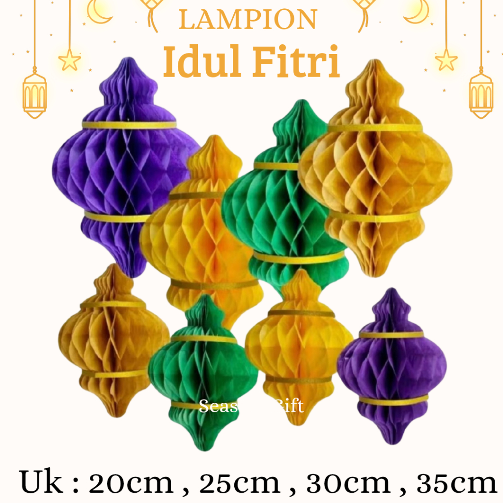 Jual Lampion Hari Raya Lebaran Idul Fitri / Dekorasi dan Hiasan Rumah ...
