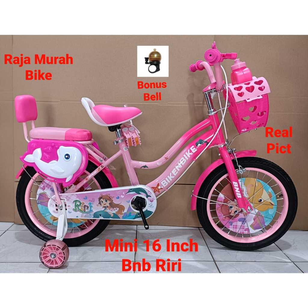 Jual Sepeda Anak Perempuan Mini 16 Inch Riri BNB Sepeda Anak Riri Dolphin Bike N bike 16 Inch ...