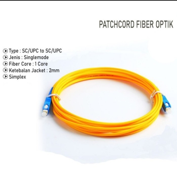 Jual Kabel Patchcord Fiber Optic 30 Meter Sc Sc Fiber Optik Internal | Shopee Indonesia