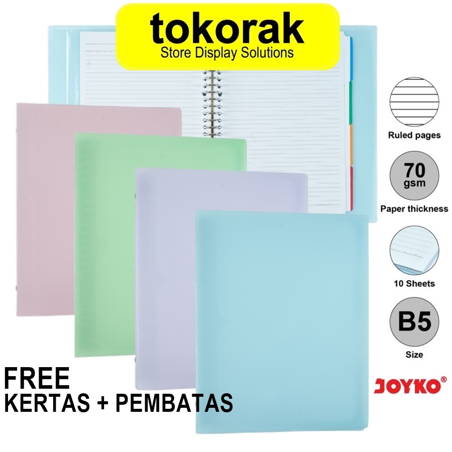 Jual JOYKO BINDER NOTE B5-MHPT-143 B5 BUKU TULIS CATATAN | Shopee Indonesia