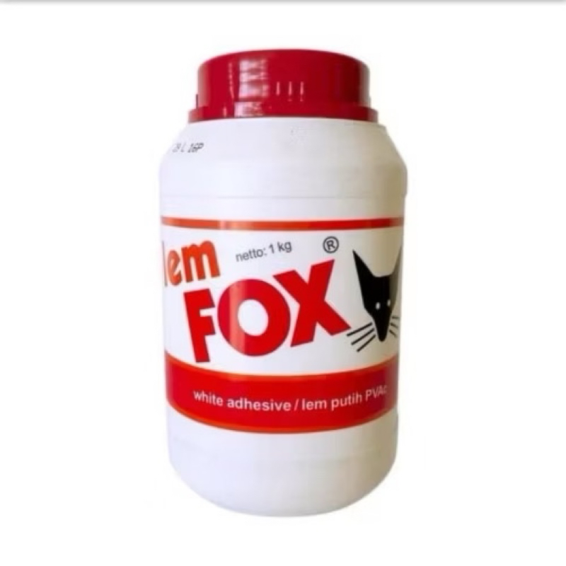 Jual LEM FOX 1 KILO / LEM PUTIH PVAc 1kg | Shopee Indonesia