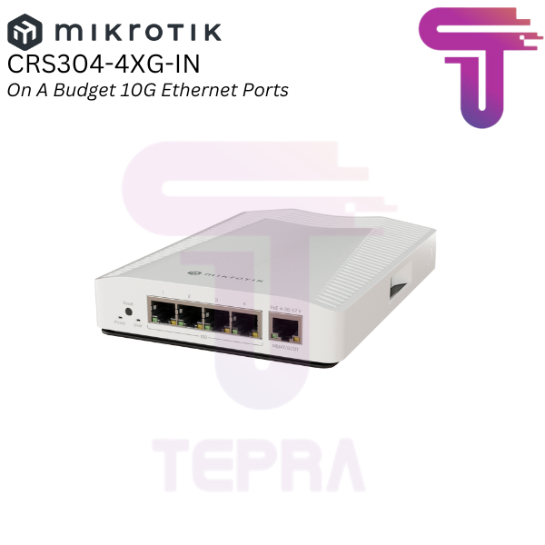 Jual Mikrotik CRS304-4XG-IN | RouterOS v7 1x Gigabit PoE in af/at dan ...