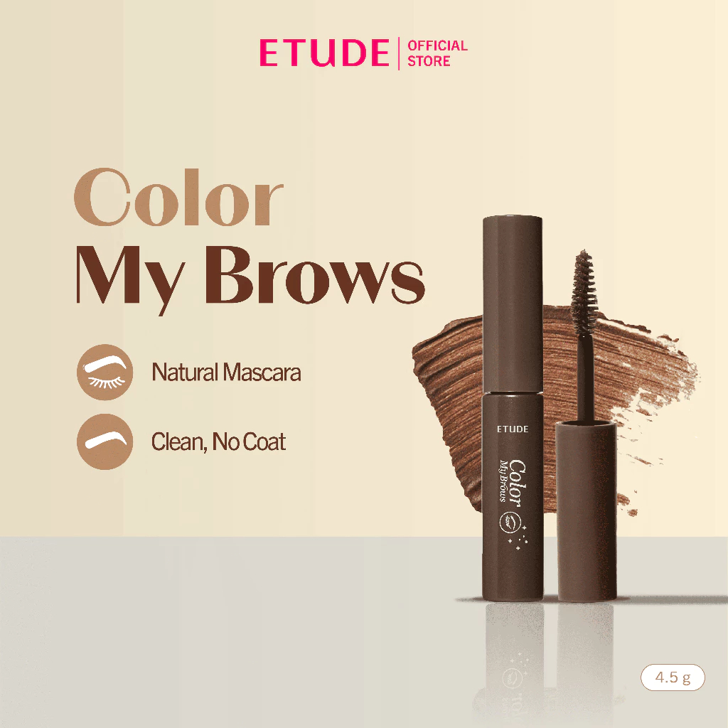 Jual Browcara ETUDE Color My Brows 4.5g [Browcara] ORIGINAL | Shopee ...