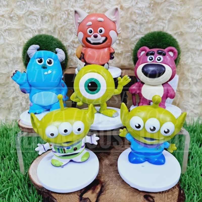 Jual Action Figure Monster Alien Lotso Red Panda Alas Putih Figurin ...