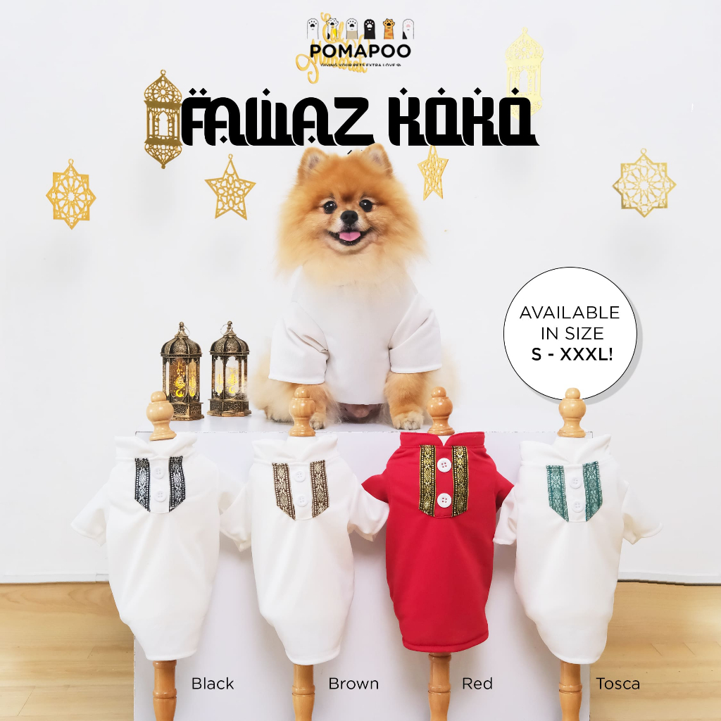 Jual POMAPOO - Baju Kucing dan Baju Anjing Fawaz Koko | Shopee Indonesia