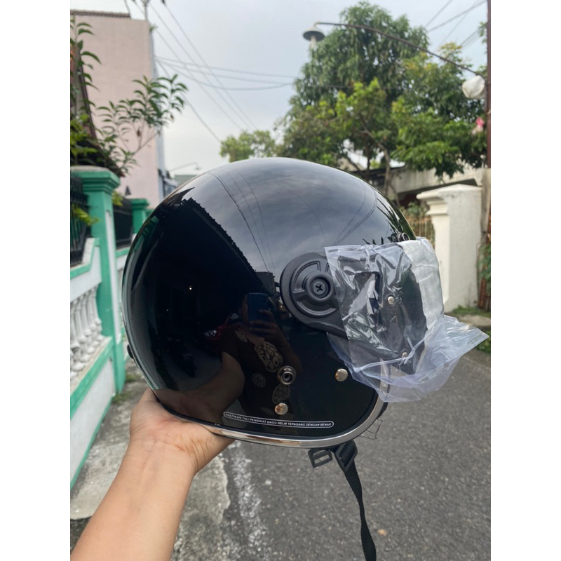 Jual helm retro pilot | Shopee Indonesia