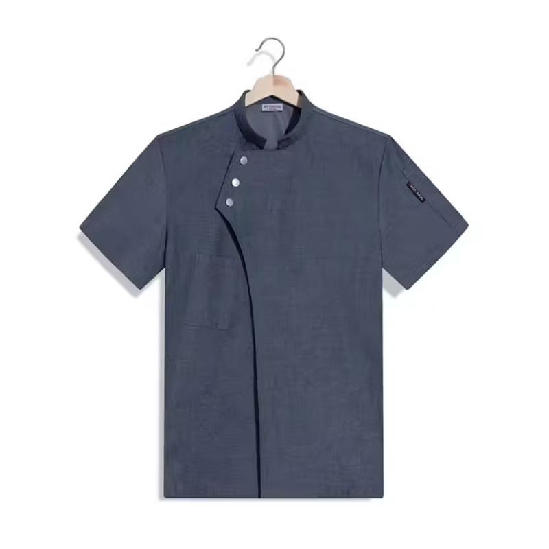 Jual Chef jacket seragam kerja koki baju chef lengan pendek | Shopee ...