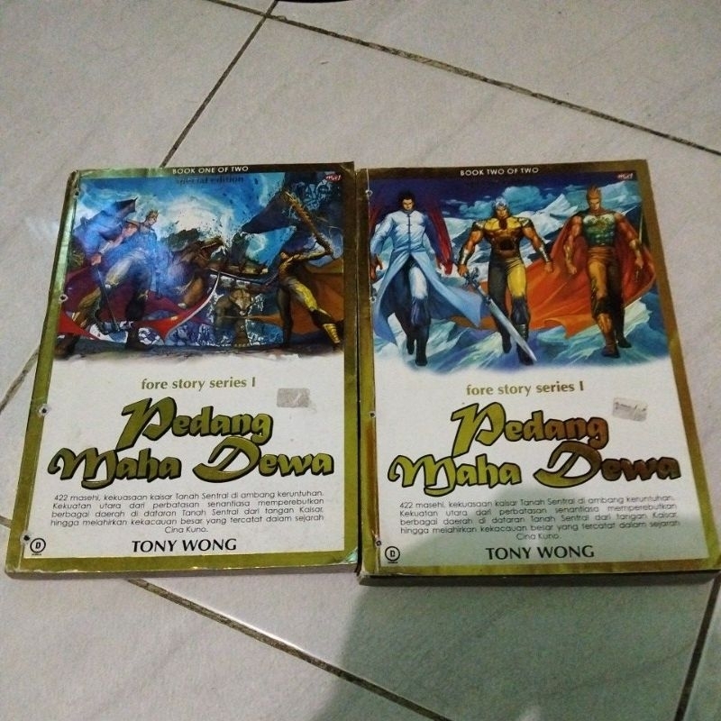 Jual Tony wong pedang maha dewa fore stories 1 jilit 1 dan 2 | Shopee ...