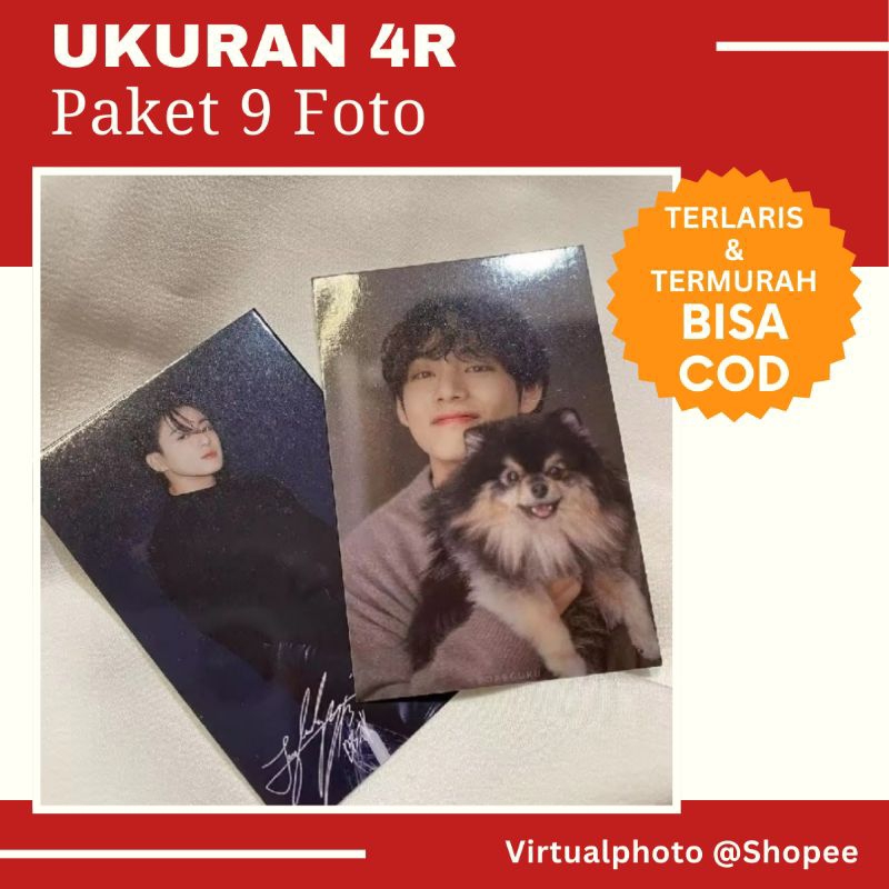 Jual CETAK FOTO UKURAN 4R 9 FOTO TERLARIS DAN TERMURAH PROSES 1 HARI BISA COD -vp | Shopee Indonesia