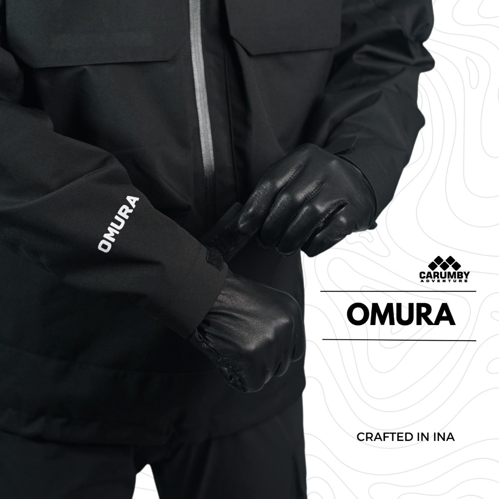 Jual Jaket Gunung Carumby Omura Polos Hitam Pria Wanita | Shopee Indonesia