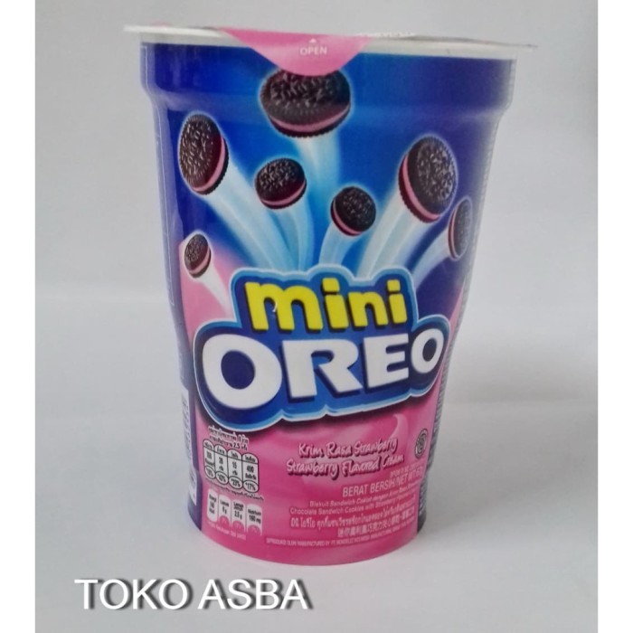 Jual OREO MINI RASA STRAWBERRY 67G | Shopee Indonesia