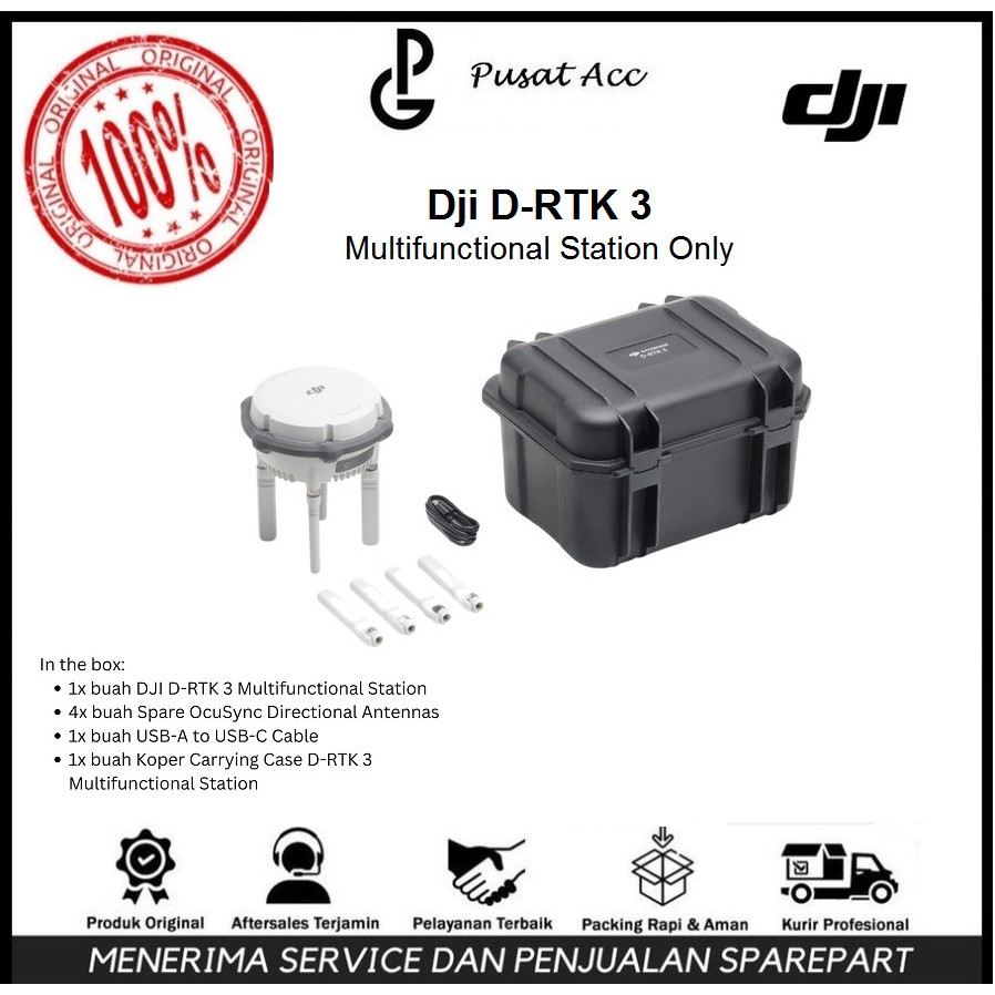 Jual DJI D-RTK 3 Multifunctional Station New Original Dji RTK Multifunctional Station | Shopee ...