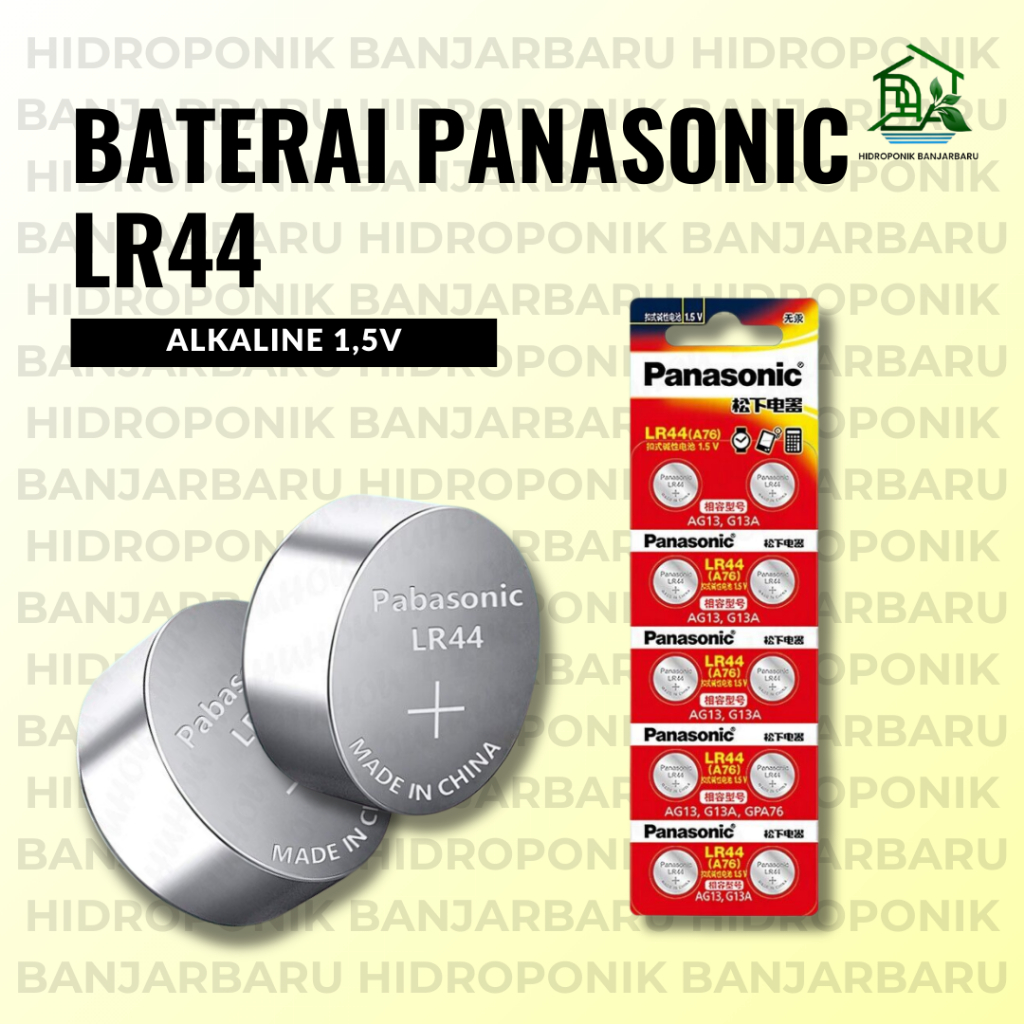Jual BATERAI LR44 PANASONIC / PCS | Shopee Indonesia
