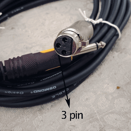 Jual kabel mic 5 meter full kabel microphone 3 pin | Shopee Indonesia