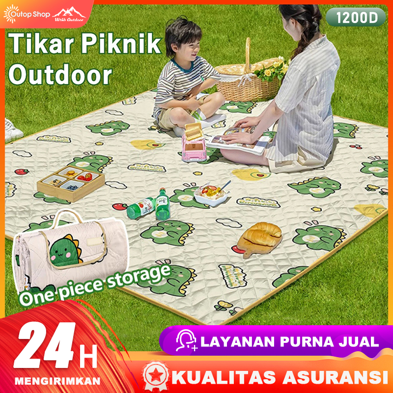 Jual Tikar Piknik Outdoor 2x2 Tikar Lipat 2x3 Waterproof Alas Piknik ...