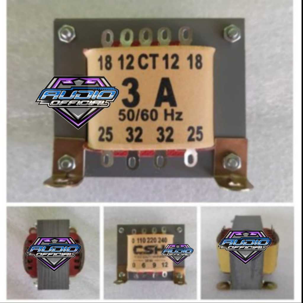 Jual Trafo 3A CT 32V / Travo 3Amper 32 Volt Kualitas Terbaik | Shopee ...
