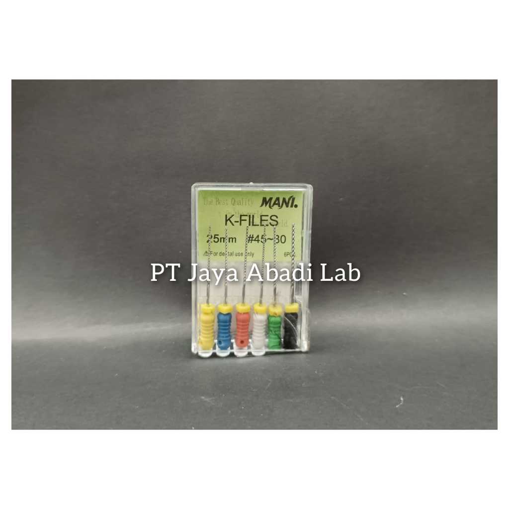 Jual dental jarum k file k-file dentsply panjang 25 mm 25mm ukuran 45 ...