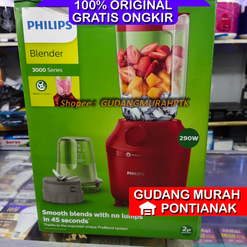 Jual Blender Philips Original Pro Blends ASLI KUAT dan AWET HR 2042 ...