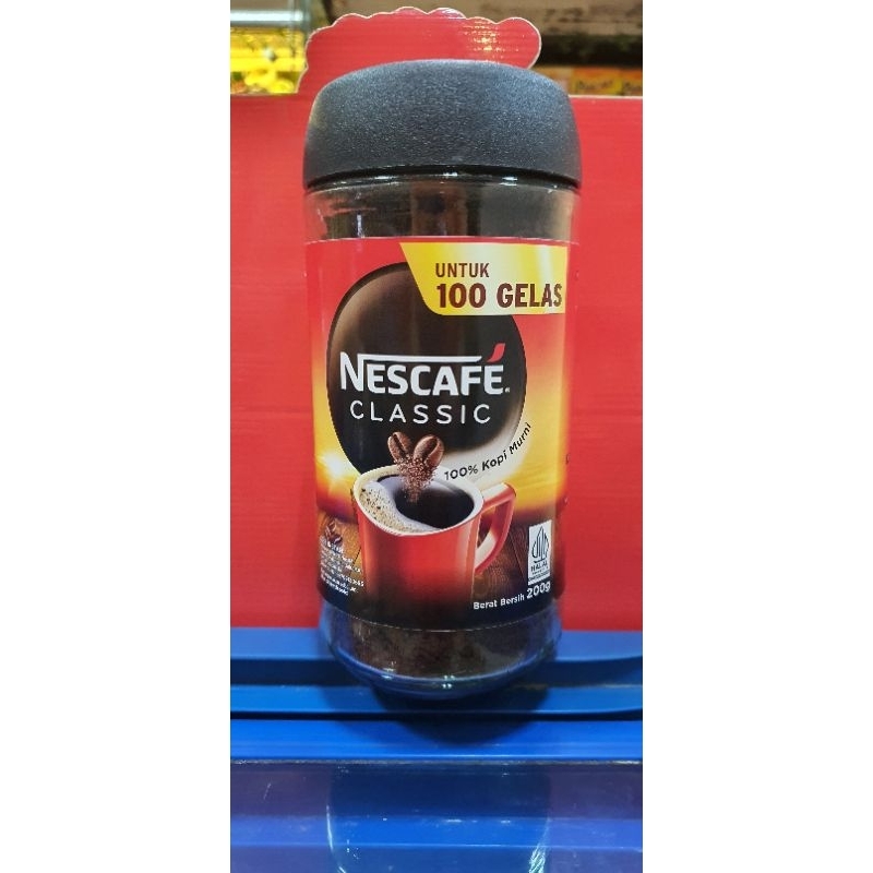 Jual Nescafe Classic kemasan botol kaca 200gr | Shopee Indonesia