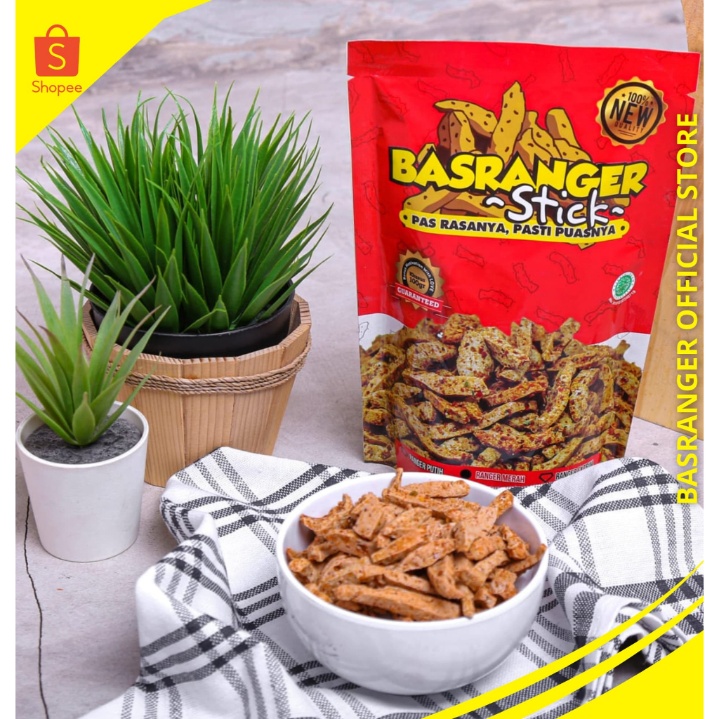 Jual Basreng Stick Basranger 100 Gram | Shopee Indonesia
