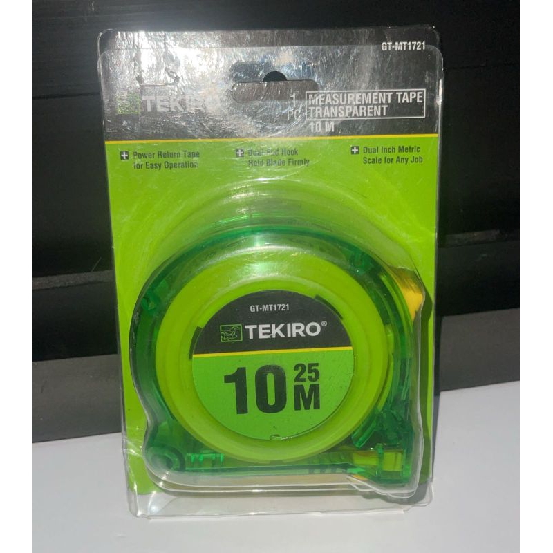 Jual Meteran tekiro 10 meter transparan | Shopee Indonesia