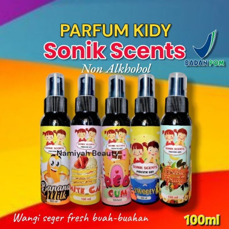 Jual Paket Isi 5 pcs Parfum Anak Non Alkhohol Parfum Kidy Sonik Scents ...