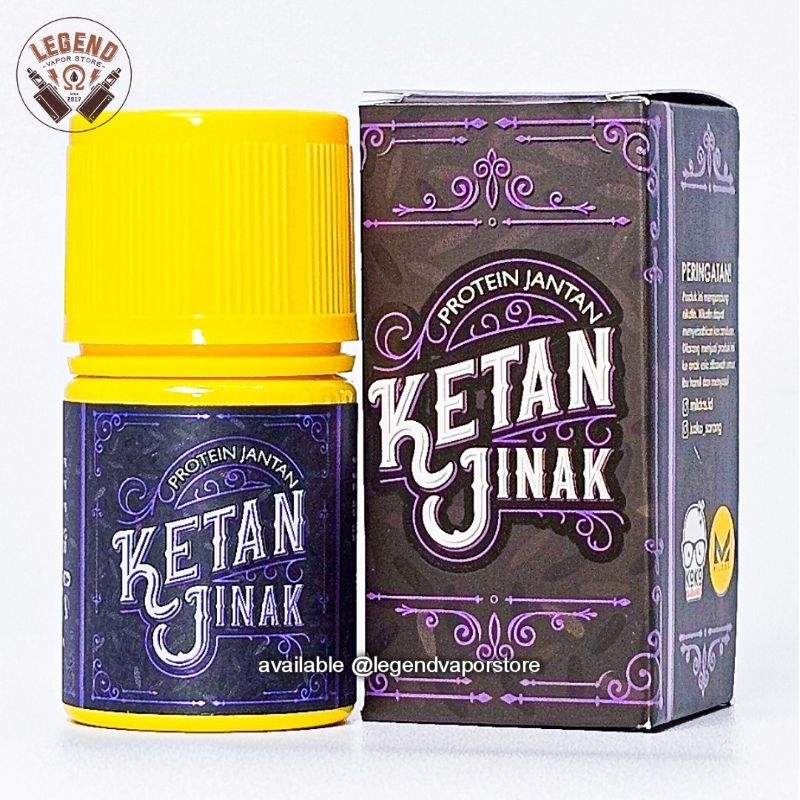 Jual FREEBASE - LIQUID KETAN JINAK Protein Jantan 60ML AUTHENTIC ...