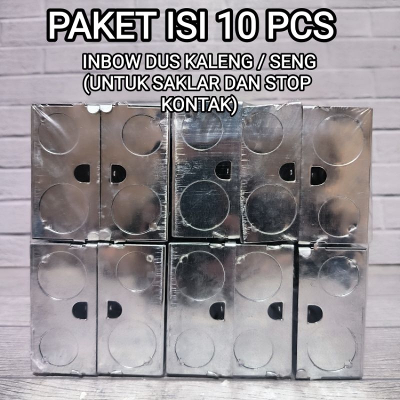 Jual ( PAKET ISI 10 PCS ) IB DUS KALENG / SENG / METAL / BESI INBOWDOOS ...