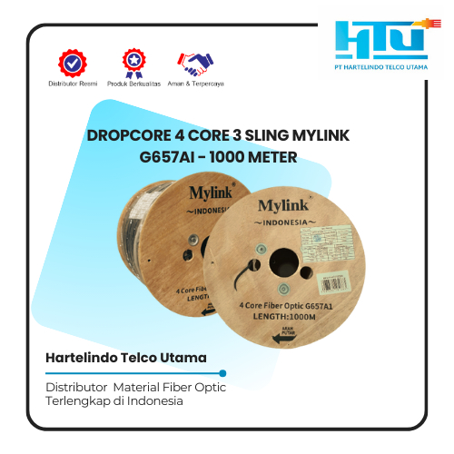 Jual DROPCORE 4 CORE 3 SLING MYLINK KABEL FIBER OPTIK | Shopee Indonesia