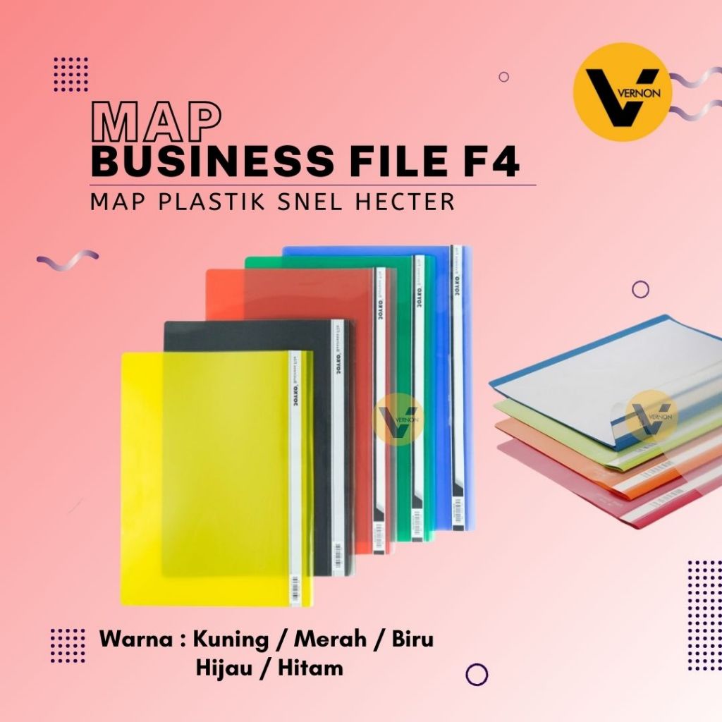 Jual Business File Map Map Bisnis File Folio F4 Map Plastik Snel Hecter | Shopee Indonesia