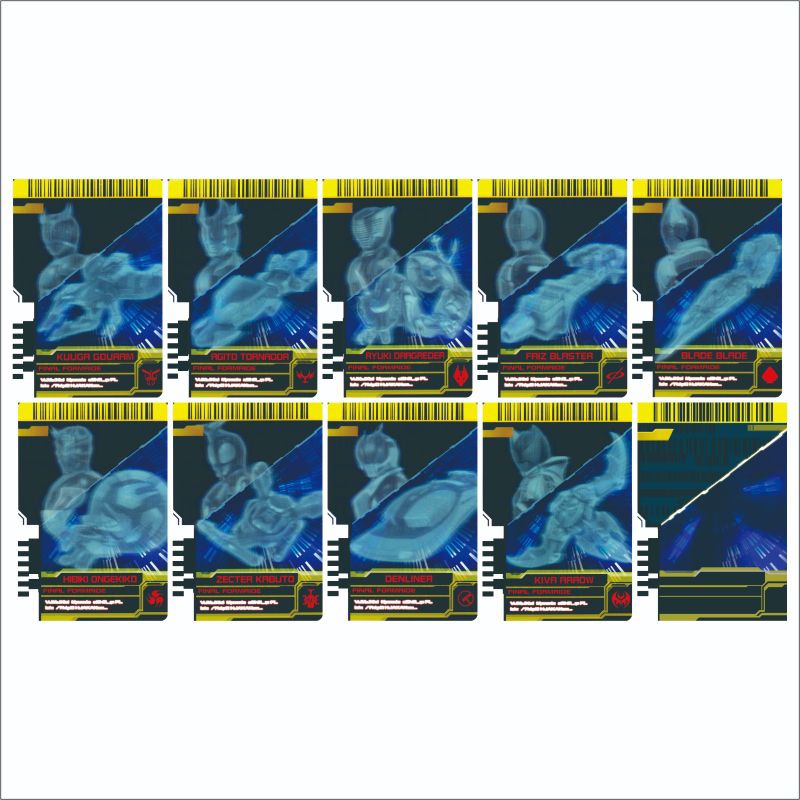 Jual Custom Card Kamen Rider Decade Blank Final Form Ride | Shopee ...
