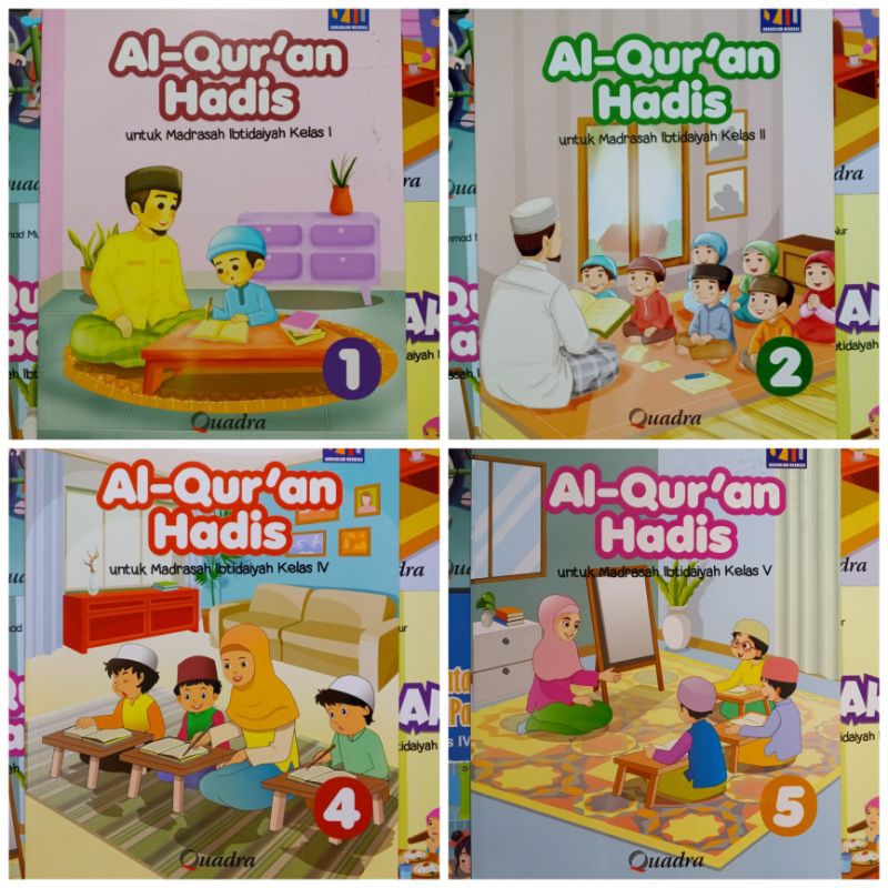 Jual Buku Quadra Al Quran dan Hadist MI Kelas 1-6 Kurikulum Merdeka | Shopee Indonesia