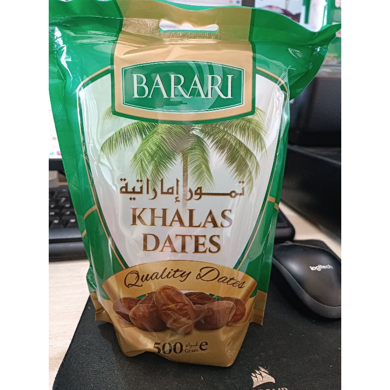 Jual Kurma barari khalas 500g / 250g kemasan pouch, kurma khalas ...