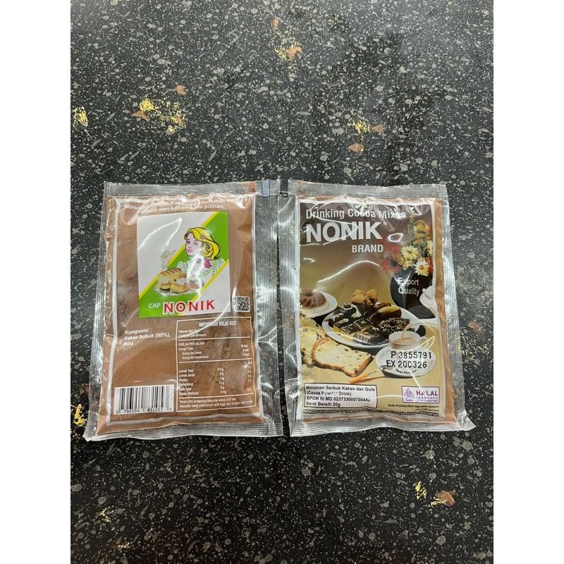 Jual Cokelat Coklat Bubuk Cap Nonik 20gr | Shopee Indonesia