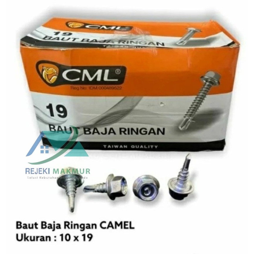 Jual Baut Baja Ringan No.19 Merk Camel | Shopee Indonesia