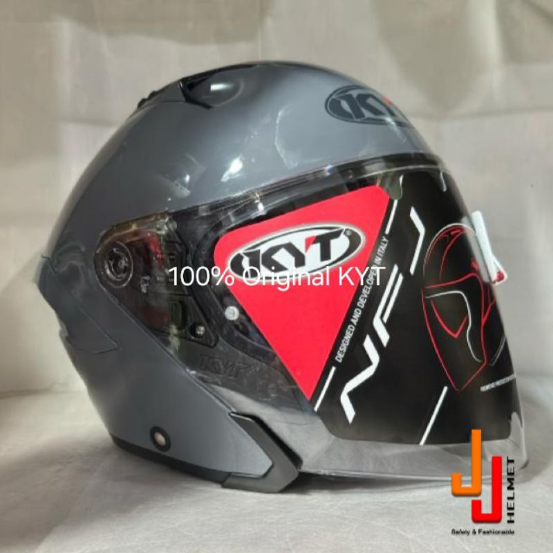 Jual Helm KYT NFJ Solid (Double Visor) (100% Original KYT) | Shopee Indonesia