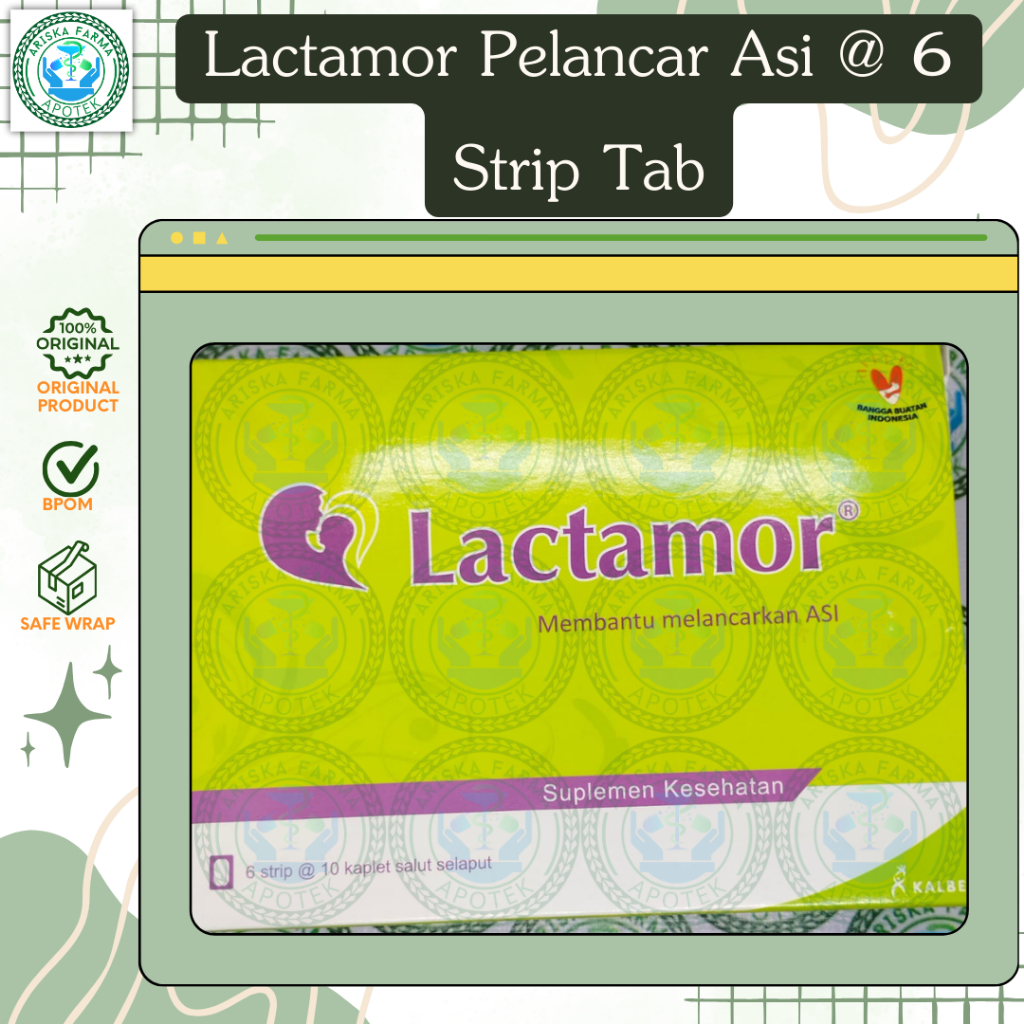 Jual Lactamor Pelancar Asi @ 6 Strip Tab per strip | Shopee Indonesia